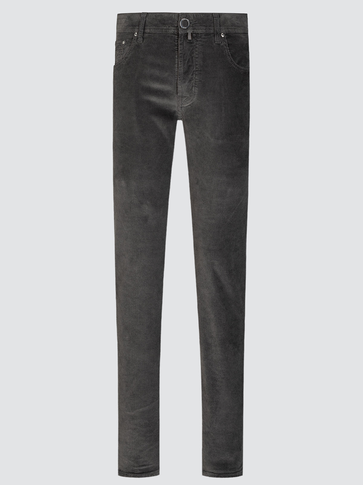 Jacob Cohen Bard 5 Pocket Pants Grey Stretch Corduroy Cotton Modal