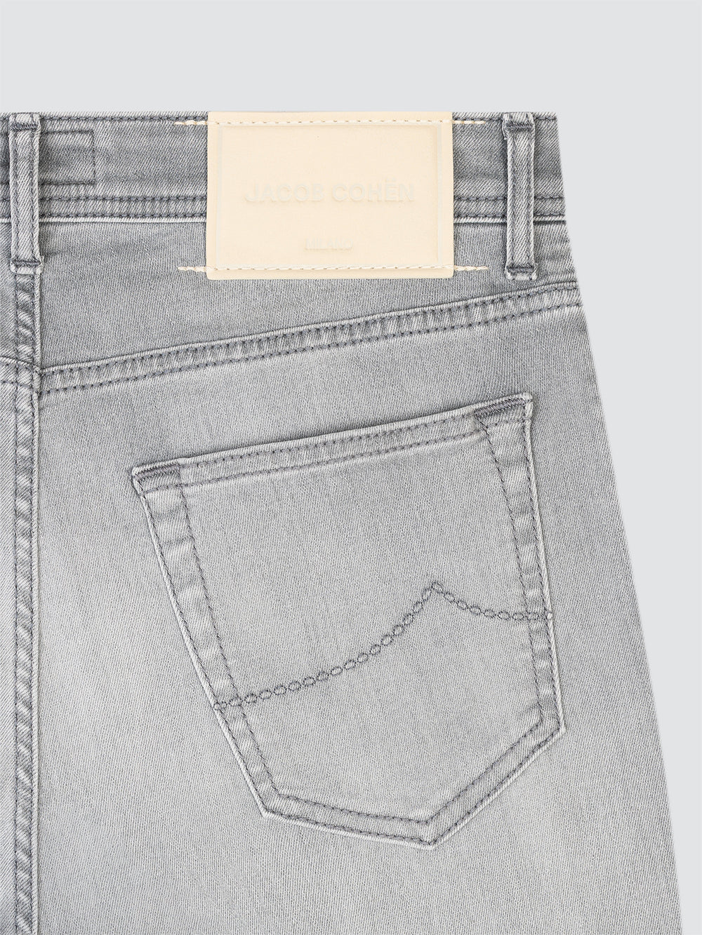 Nick Slim Jeans in light Grey Super Stretch Denim