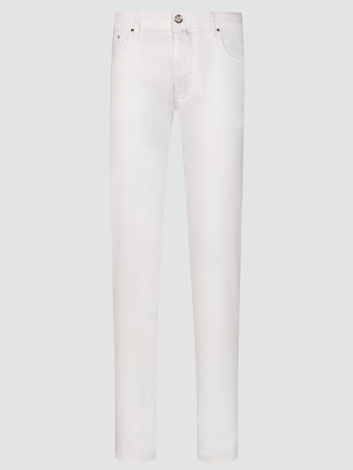 Bard pants cotton and lyocell white